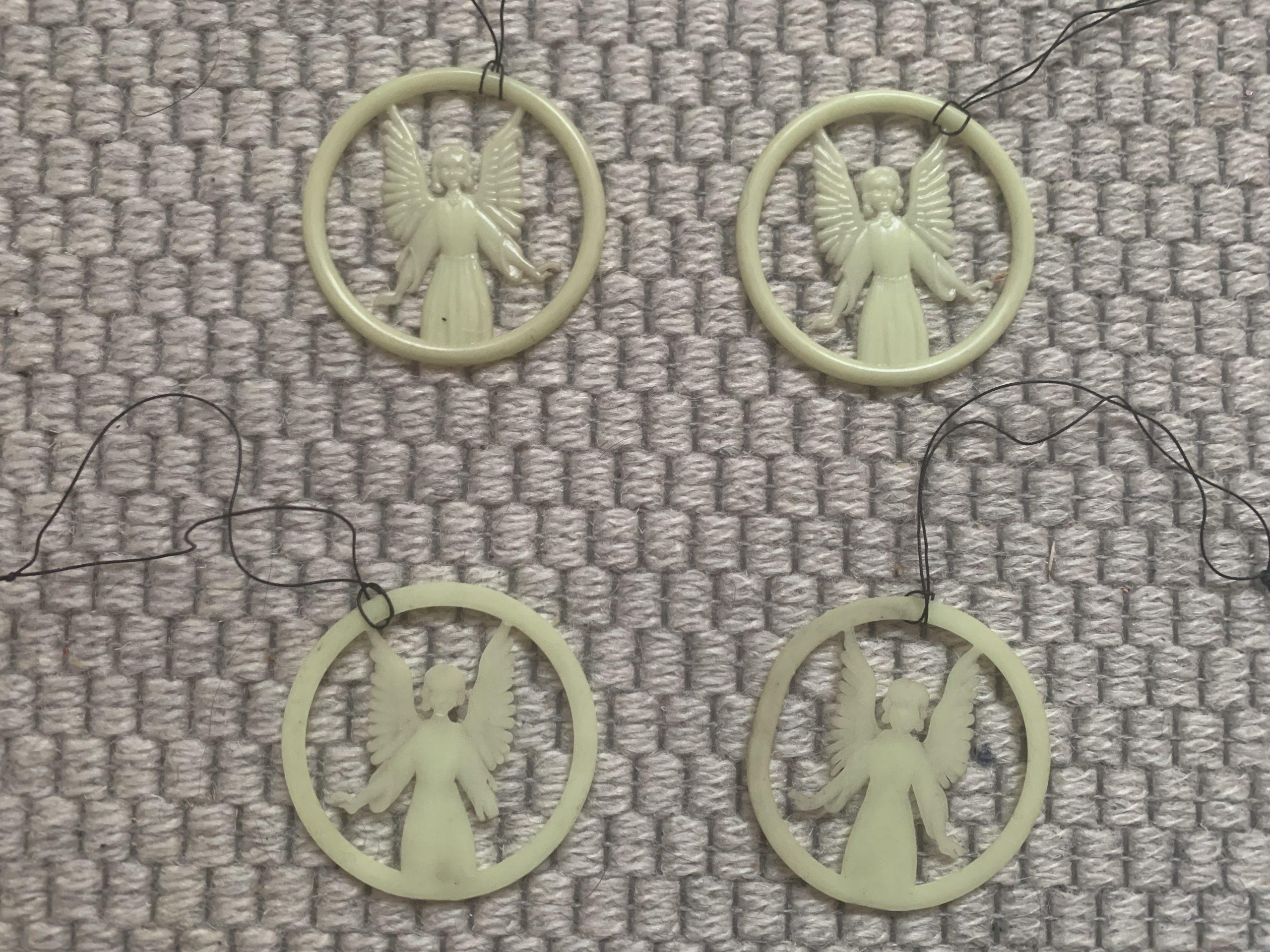 LEGO selvlysende engel - Glow in the dark angle - Web3zero.dk